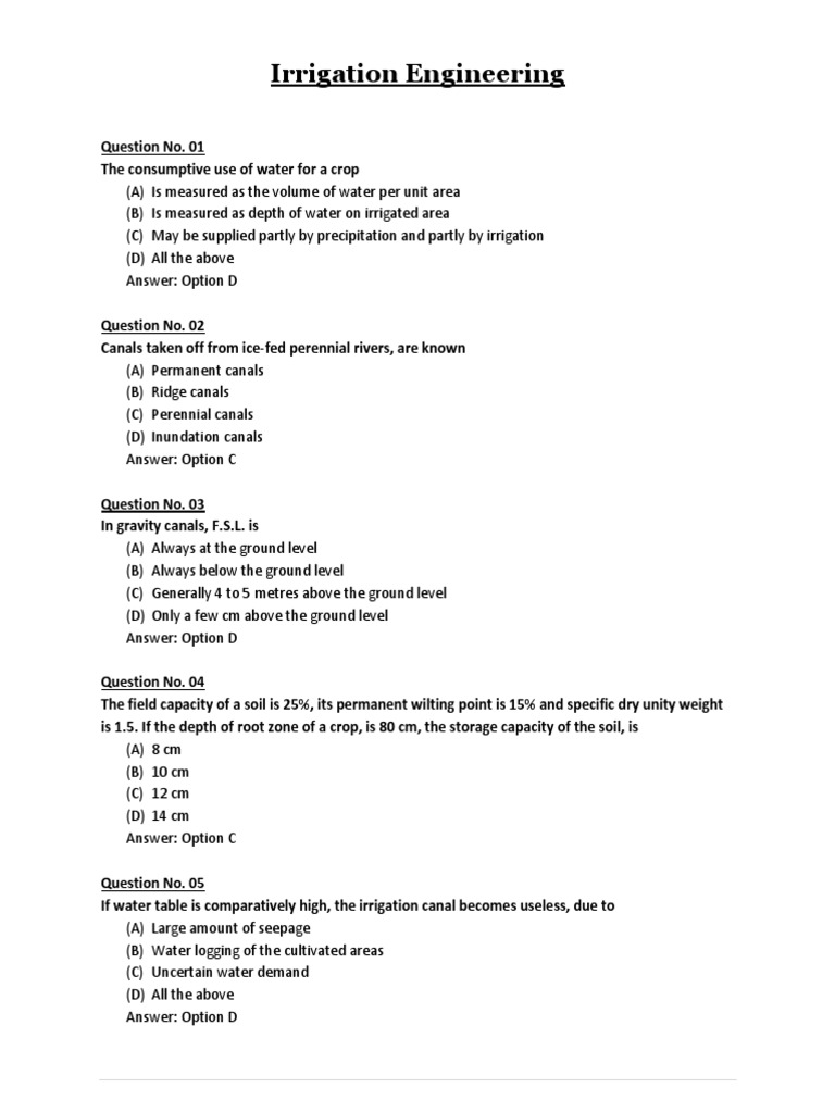 Irrigation Engineering | PDF | River | Irrigation