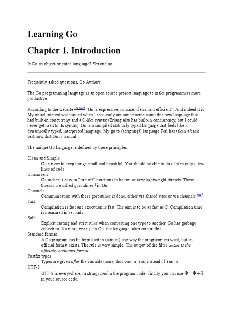 Golang For Absolute Beginners Pdf Parameter Computer Programming Subroutine