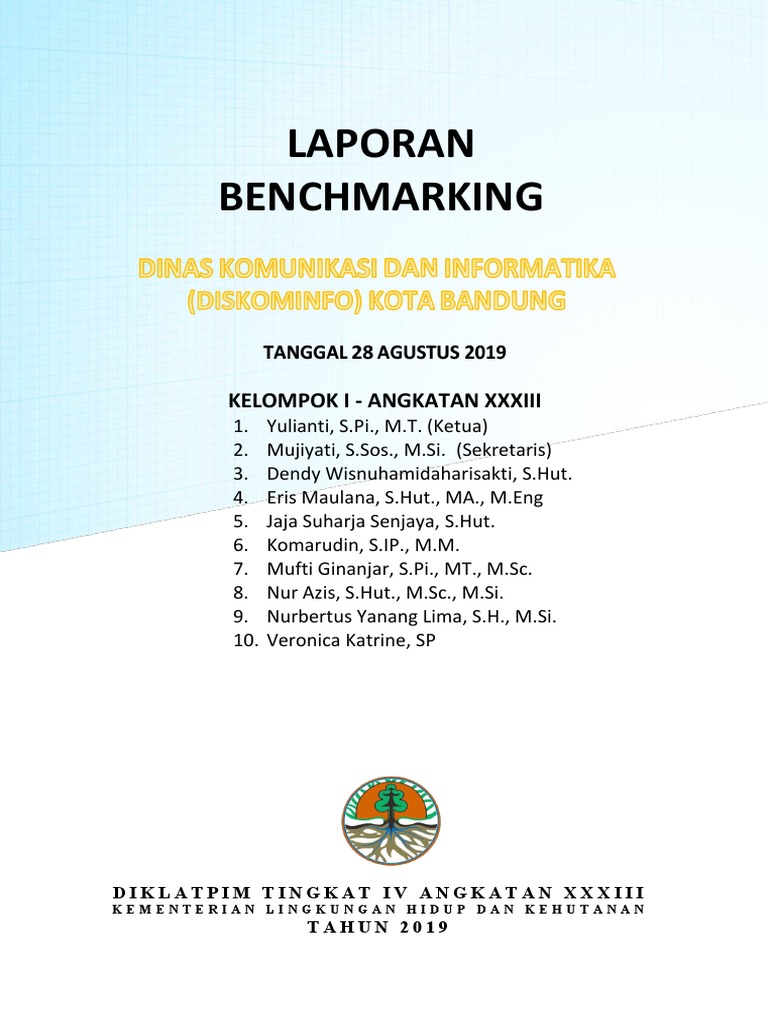 Laporan Benchmarking Kementerian LHK 2019 | PDF
