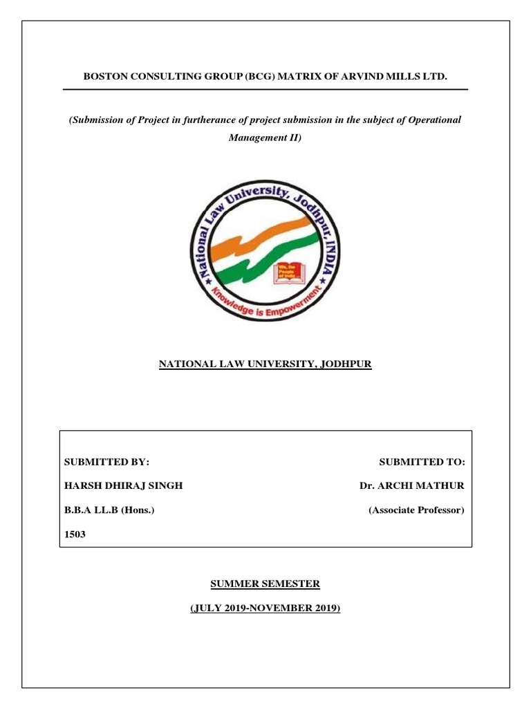 Bba Project | PDF | Fashion | Textile Manufacturing