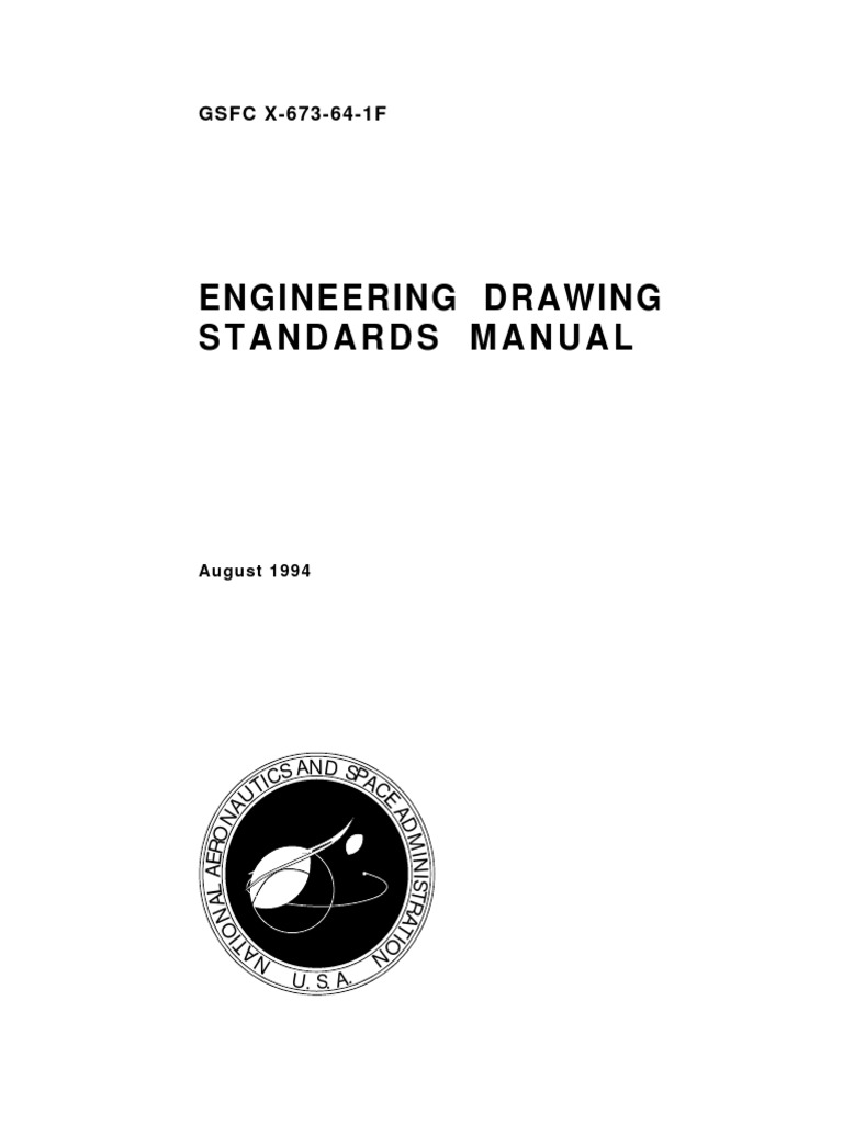 Engineering Drawing Standards Manual by NASA | PDF | Goddard Space ...