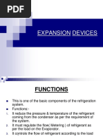Types of EXPANSION DEVICES (RAC) | PDF | Valve | Manufactured Goods