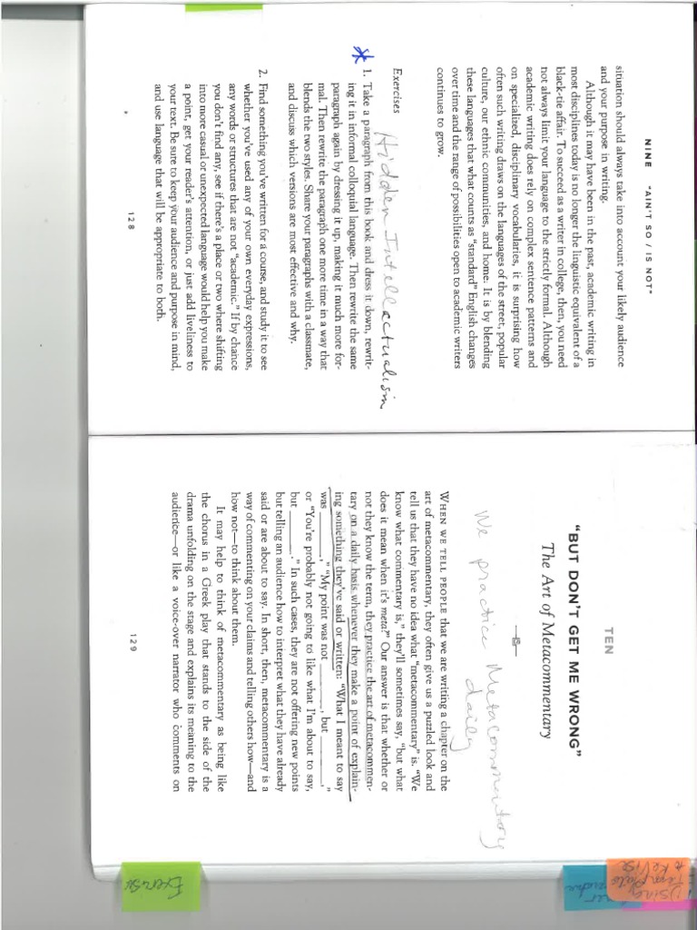 The Art of Metacommentary | PDF