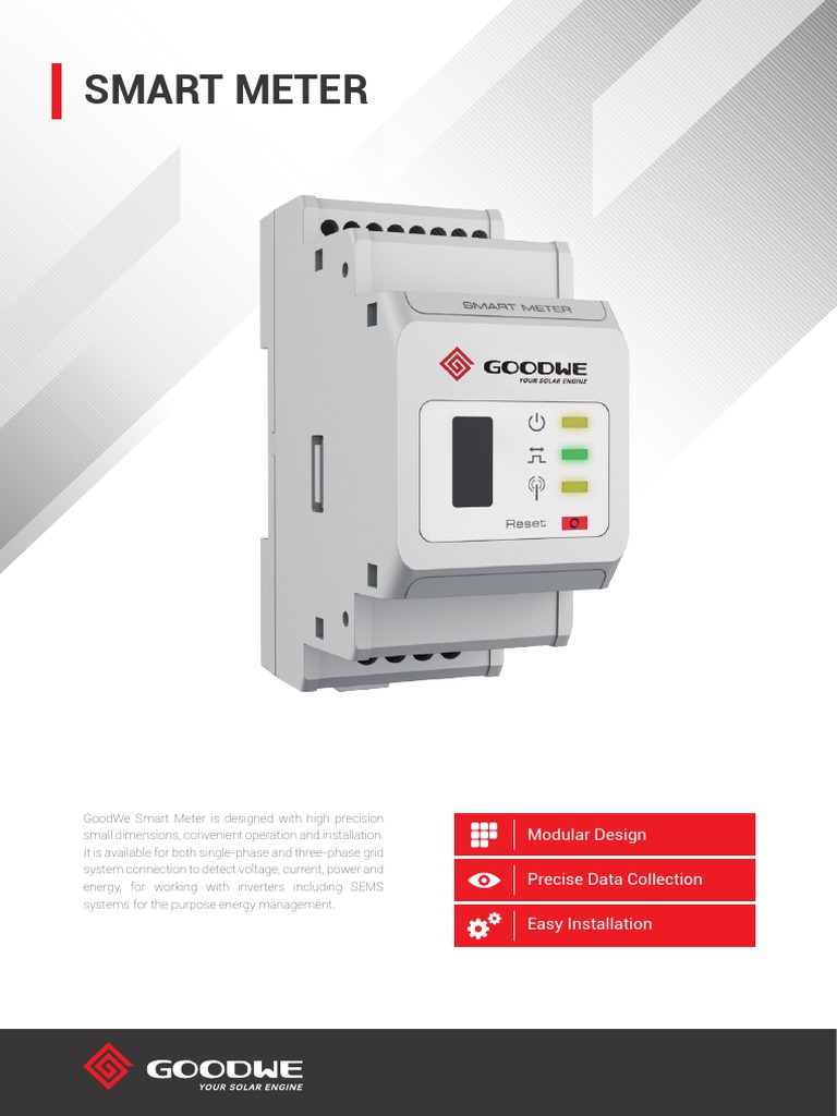 Goodwe Smart Meter | PDF | Power Inverter | Electricity