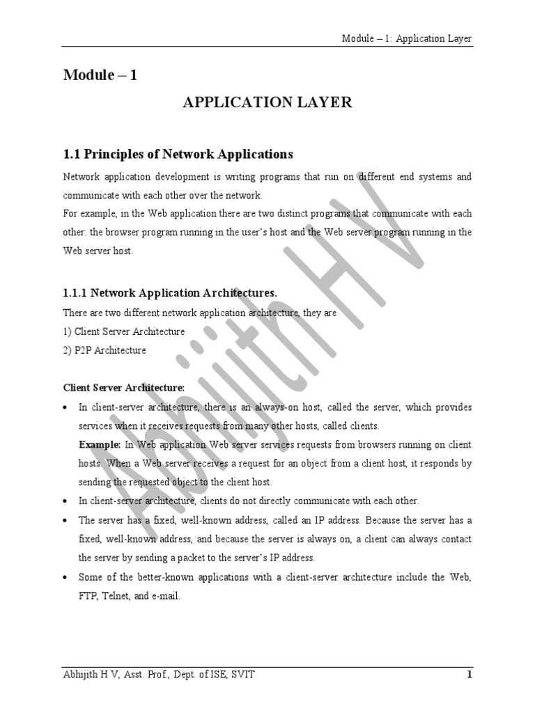CN Module1 PDF | PDF | Hypertext Transfer Protocol | File Transfer Protocol