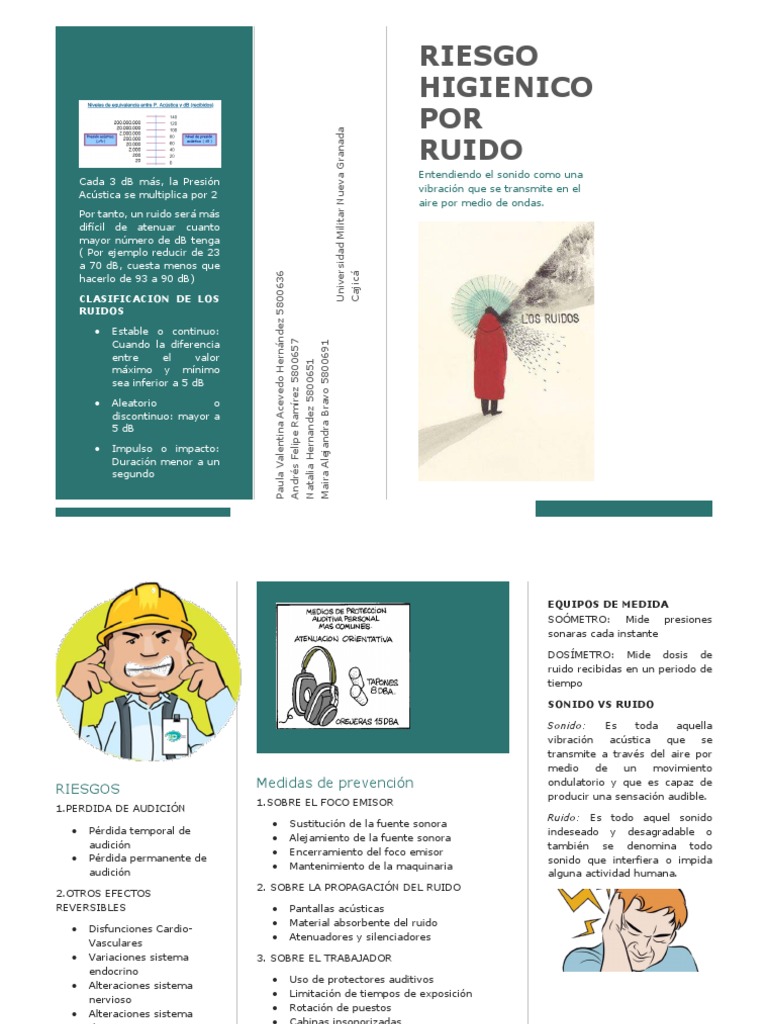 Riesgos para la salud asociados con la exposición al ruido y medidas de ...