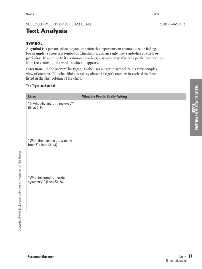 Text Analysis of Blake's Poetry | PDF | William Blake | Poetry