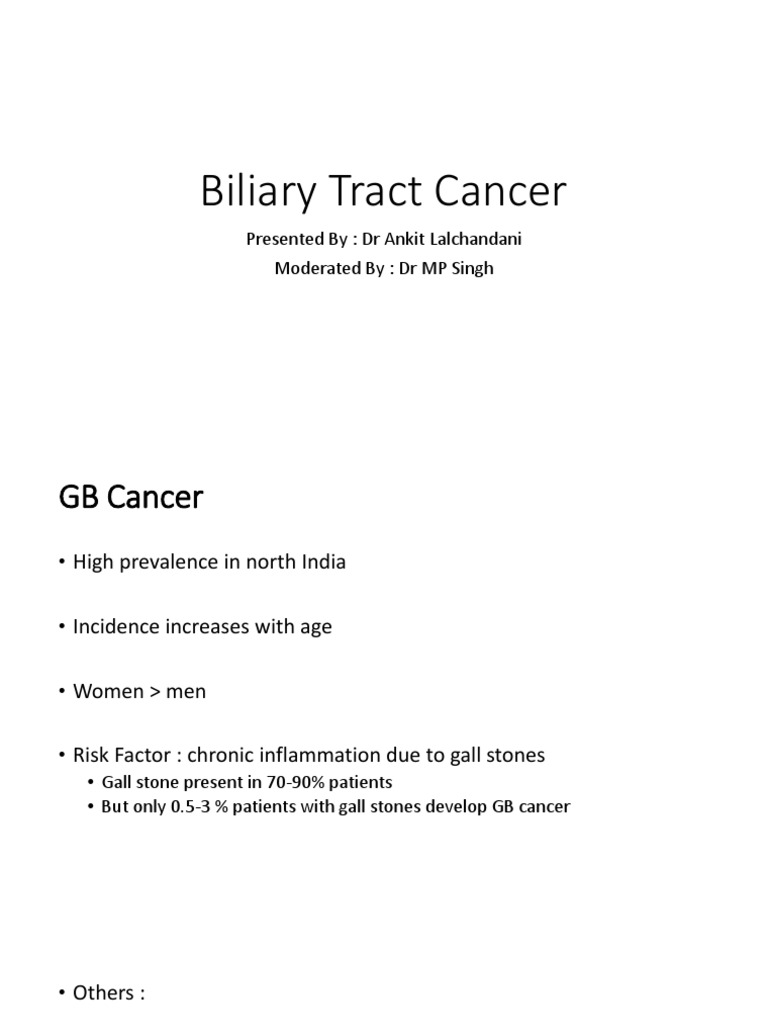Biliary Tract Cancers: Risk Factors, Diagnosis, Staging, and Management ...