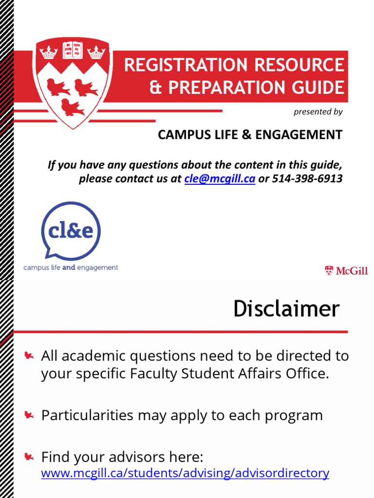 Cle Registration Resource and Preparation Guide | PDF | Academic Degree ...