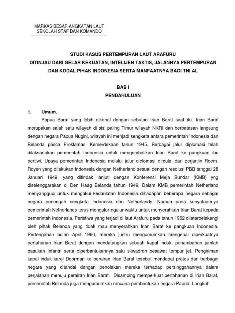 Pertempuran Laut Aru | PDF