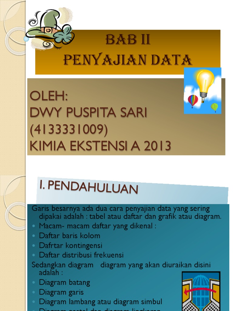 Bab II Penyajian Data | PDF