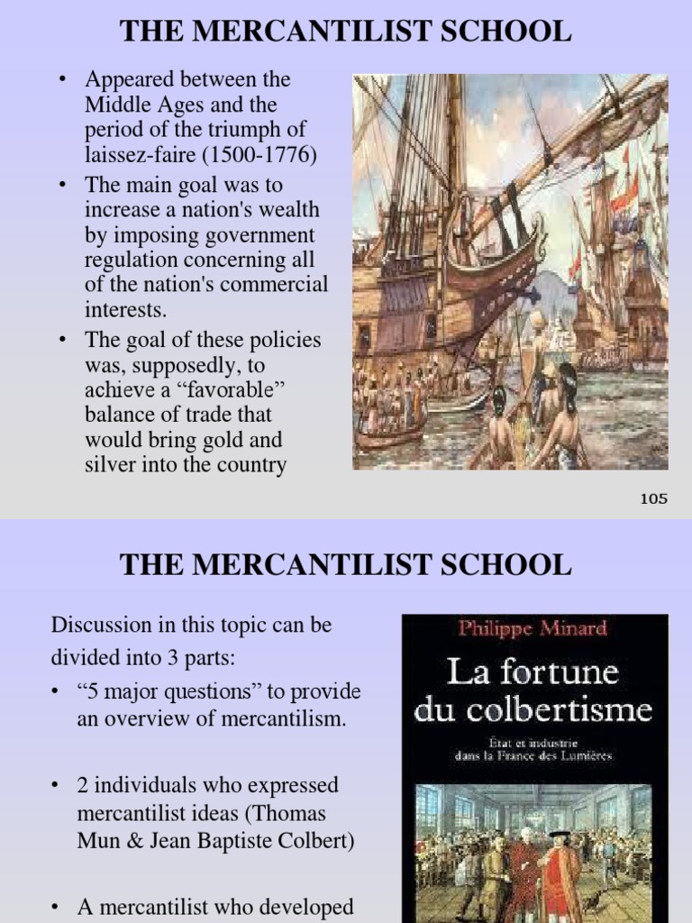 Overview of Mercantilism Principles | PDF | Mercantilism | Tariff