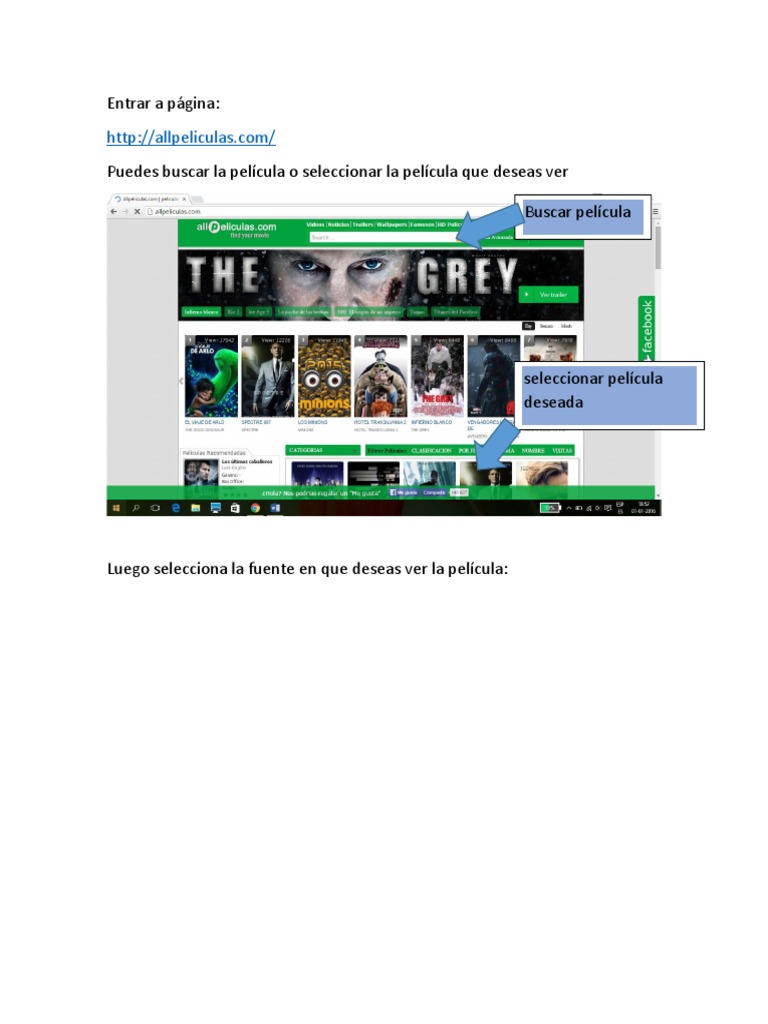 Tutorial Allpeliculas | PDF | Tecnología de medios | Vídeo