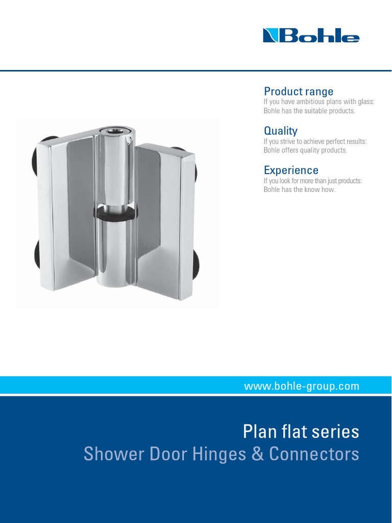 Plan Flat - Shower Door Hinges | PDF | Door | Screw