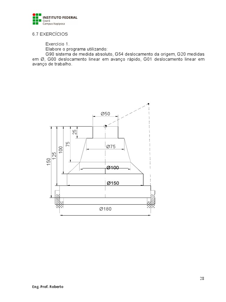Exercício de CNC | PDF