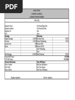 Xero Payslip Template | PDF