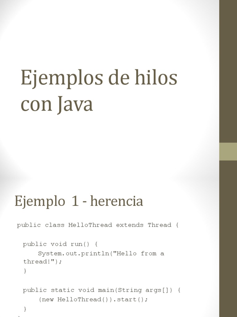Hilos en JAVA | PDF | Estructura de datos de matriz | Ciencias de la Computación