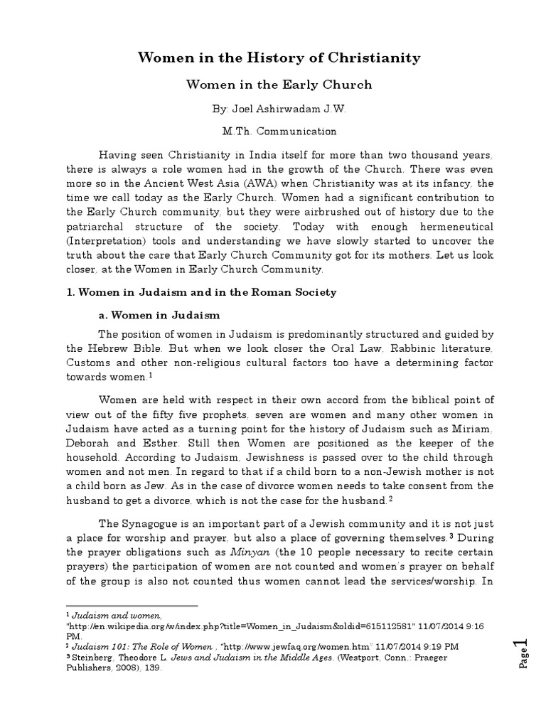 Women in The History of Christianity | PDF | Mary Magdalene ...