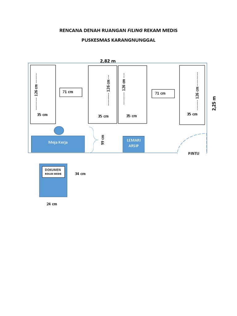 Denah Dan Desgin Rak | PDF