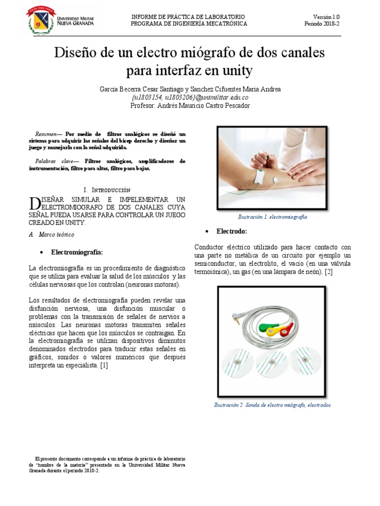 Electro Mio Graf o | Descargar gratis PDF | Electromiografia | Codo