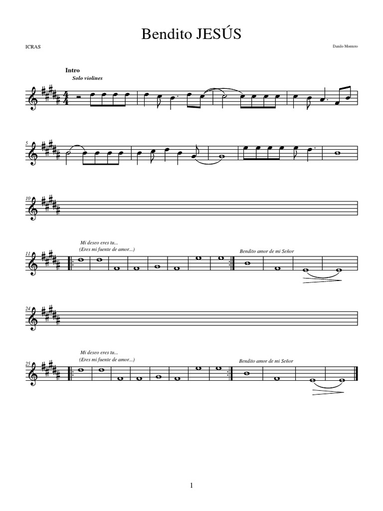Bendito JESÚS PDF | PDF