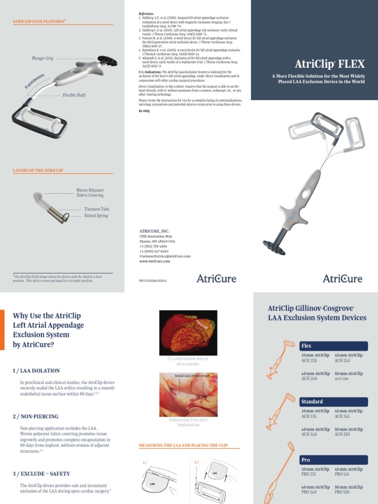 PM Us 0110a 1020 G Atriclip | PDF | Medical Equipment | Medicine