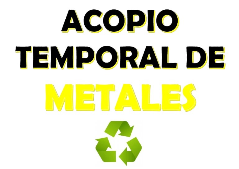 Acopio Temporal de Metales | PDF