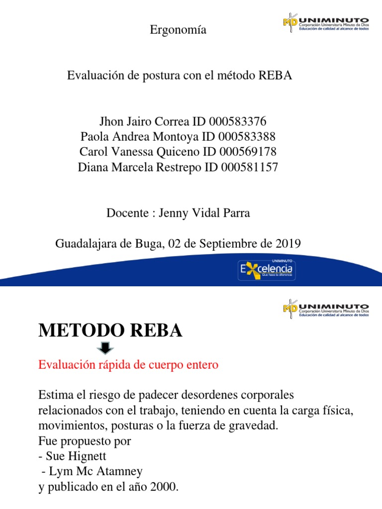 Metodo Reba | PDF | Factores humanos y ergonomía | Naturaleza