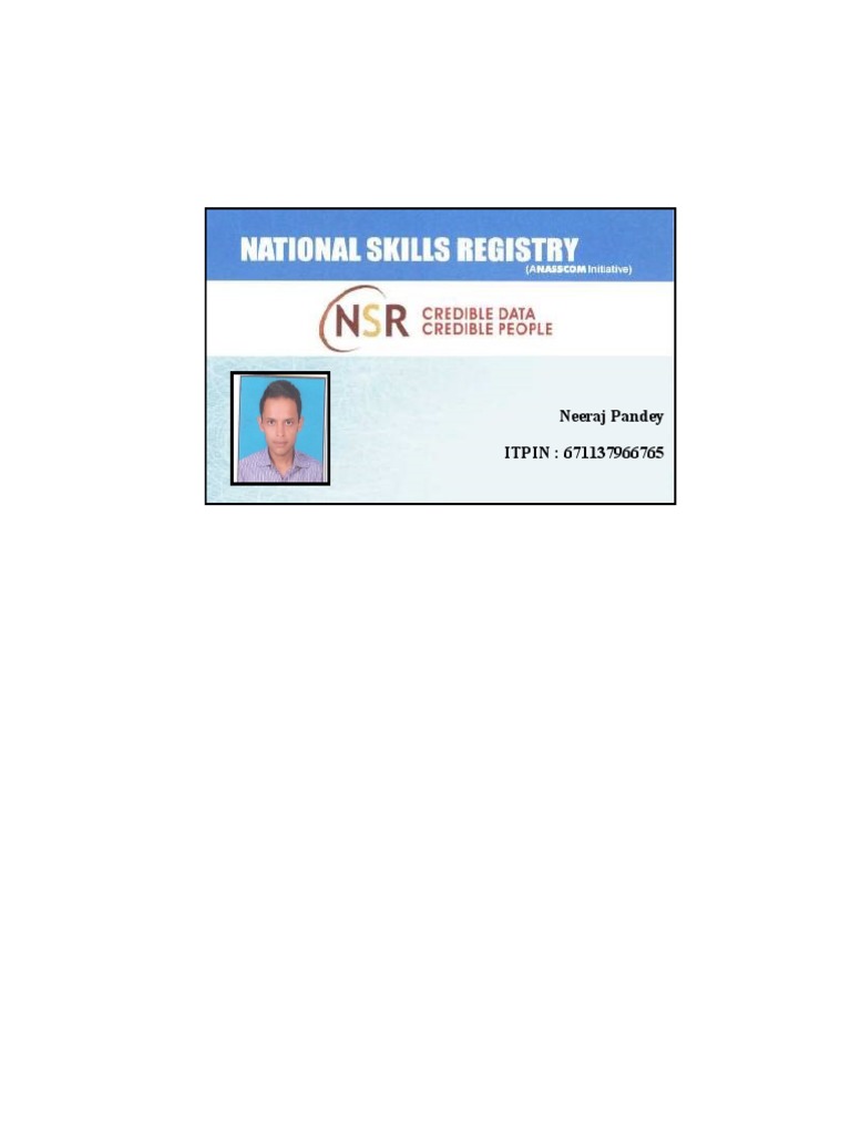 NSR Card | PDF