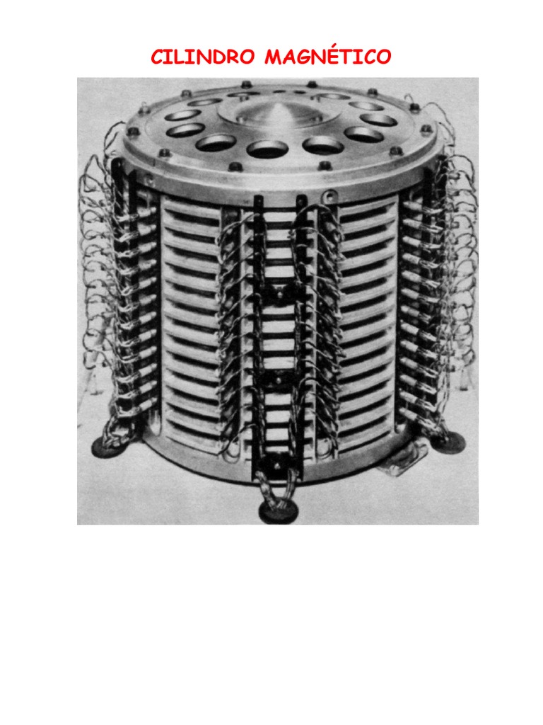 Cilindro Magnético | PDF | Informática | Equipo de oficina