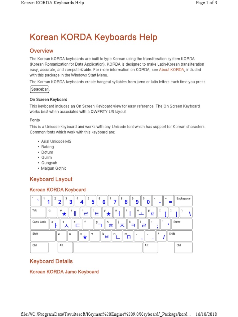 Korea Keyboard PDF | PDF | Computer Keyboard | Human–Computer Interaction