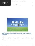 5000 Kosakata Bahasa Inggris | PDF