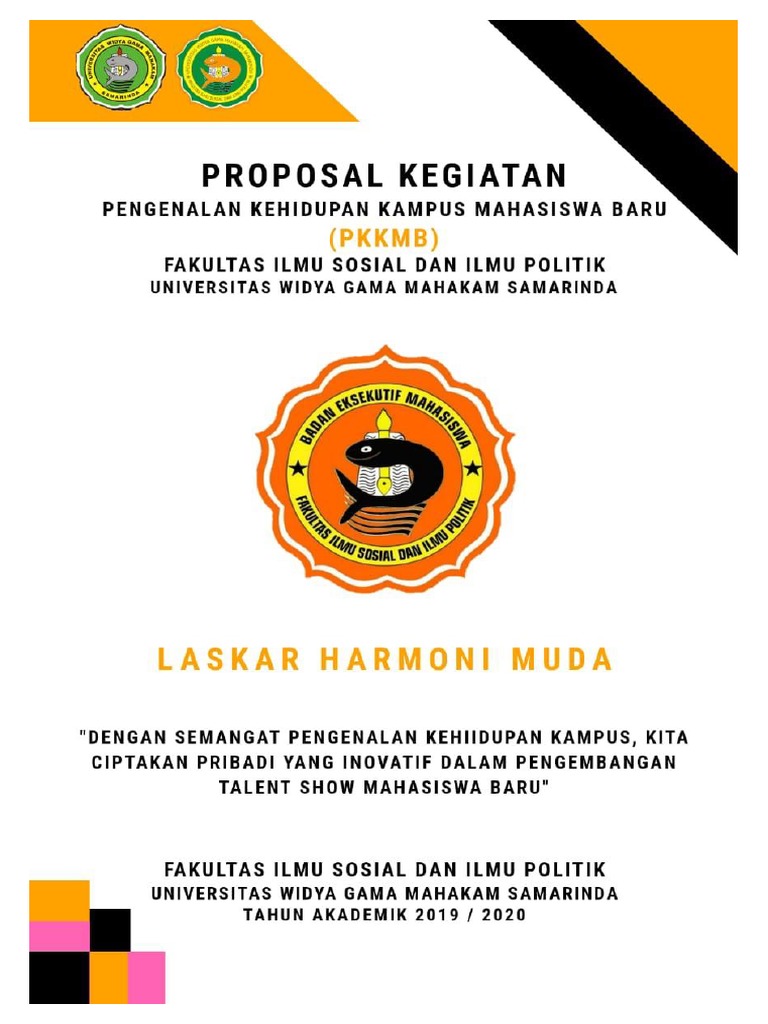 Contoh Proposal Kegiatan PKKMB | PDF