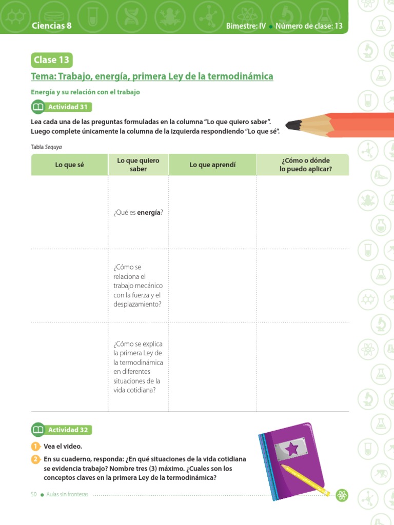 Trabajo y Energia PDF | PDF | Calor | Termodinámica