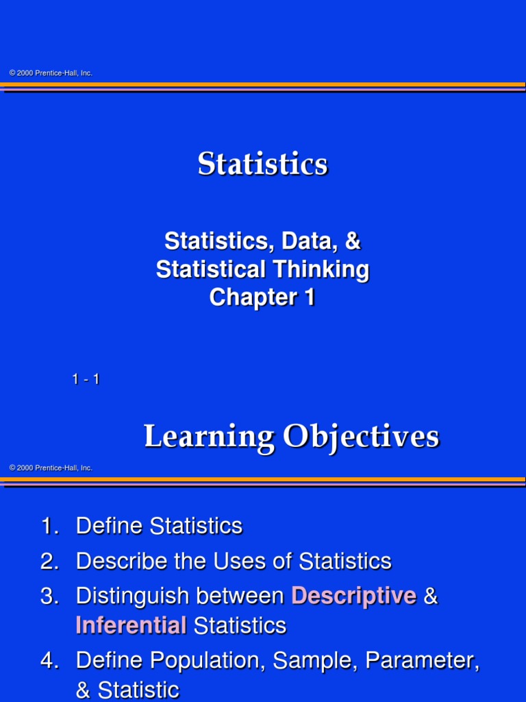 Statistics: Statistics, Data, & Statistical Thinking | PDF | Level Of ...