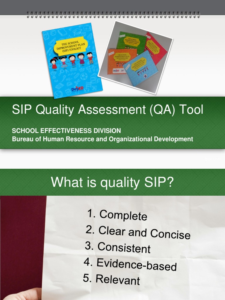 SIP QA Tool | PDF | Rubric (Academic) | Business