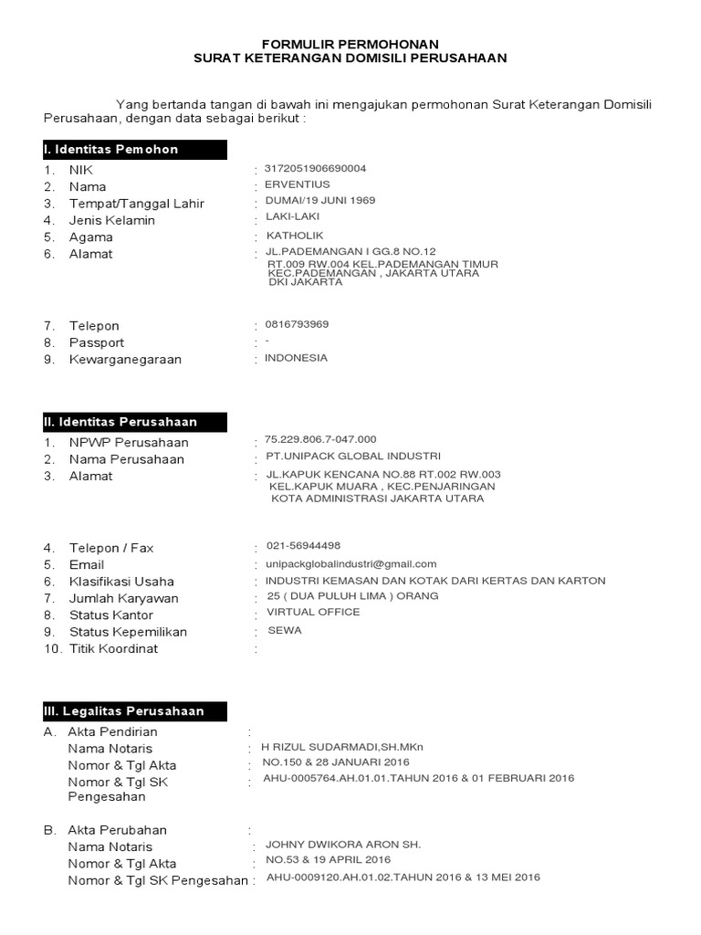 20170322-Formulir SKDP BU | PDF