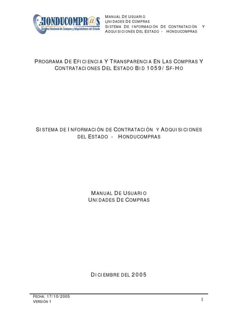 Manual Honducompras | PDF | Point and Click | Ventana (informática)