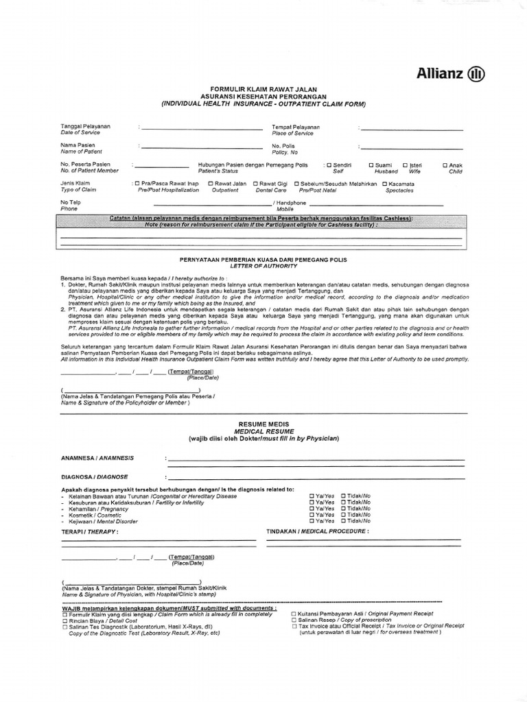 Form Klaim HS06082016103800 | PDF | Sains & Matematika