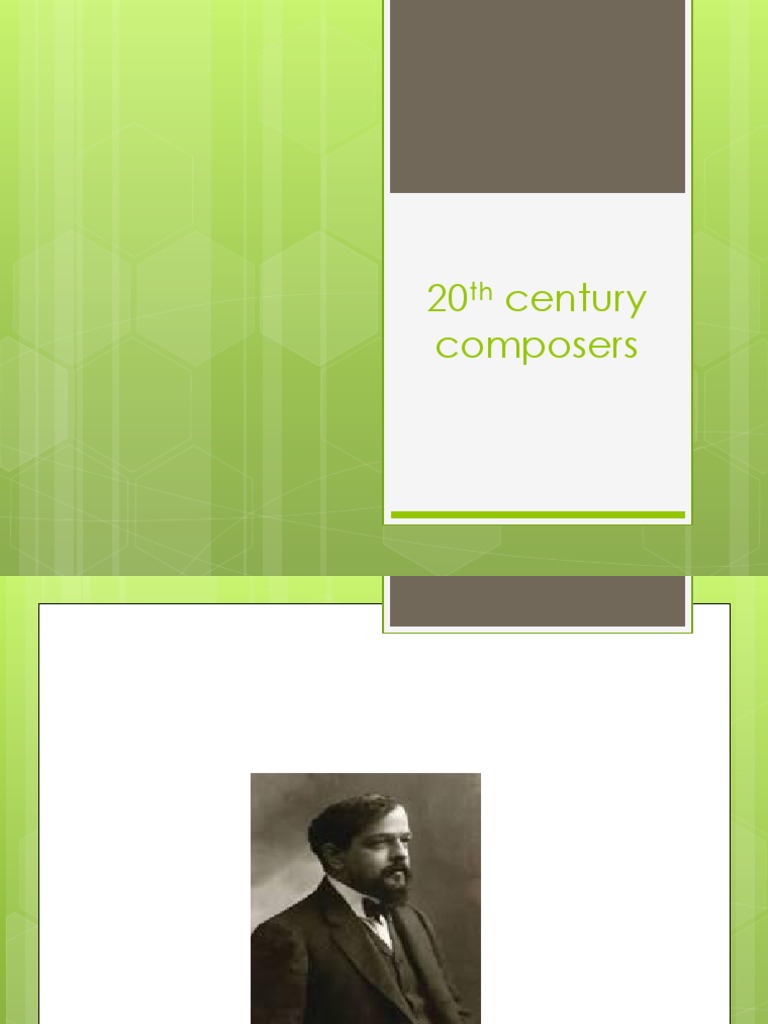 20th Century Composers | PDF