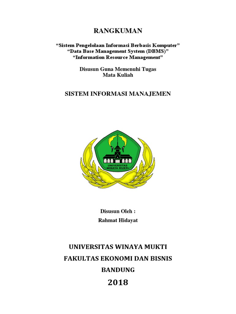 Rangkuman SIM | PDF