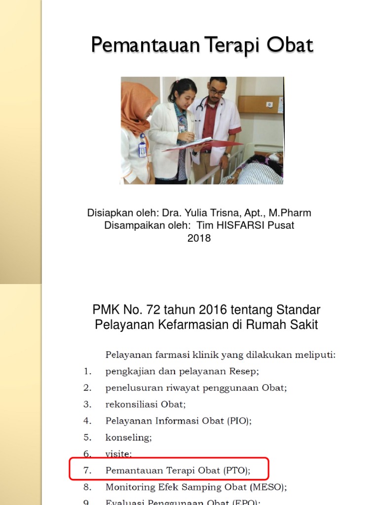 Pemantauan Terapi Obat | PDF