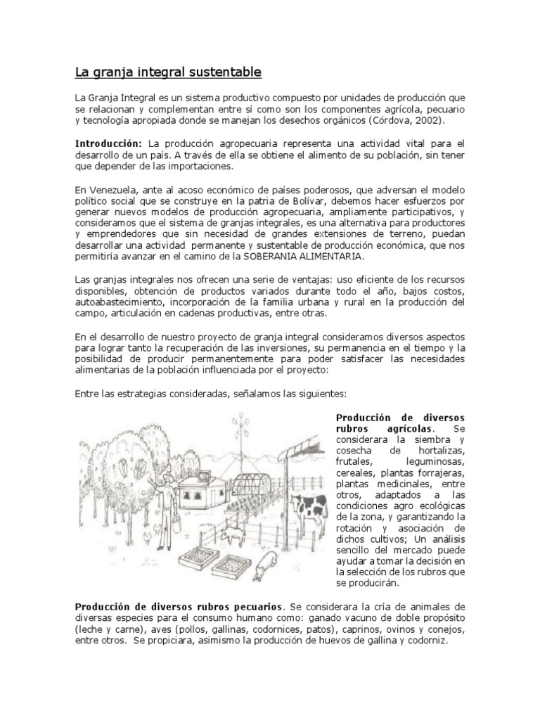 La Granja Integral Sustentable | PDF | Riego | Agricultura