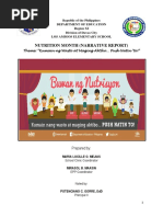 Nutrition Month Culmination Program | PDF