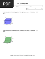 3d Pythagoras pdf2 | PDF | Linear Programming | Euclidean Plane Geometry