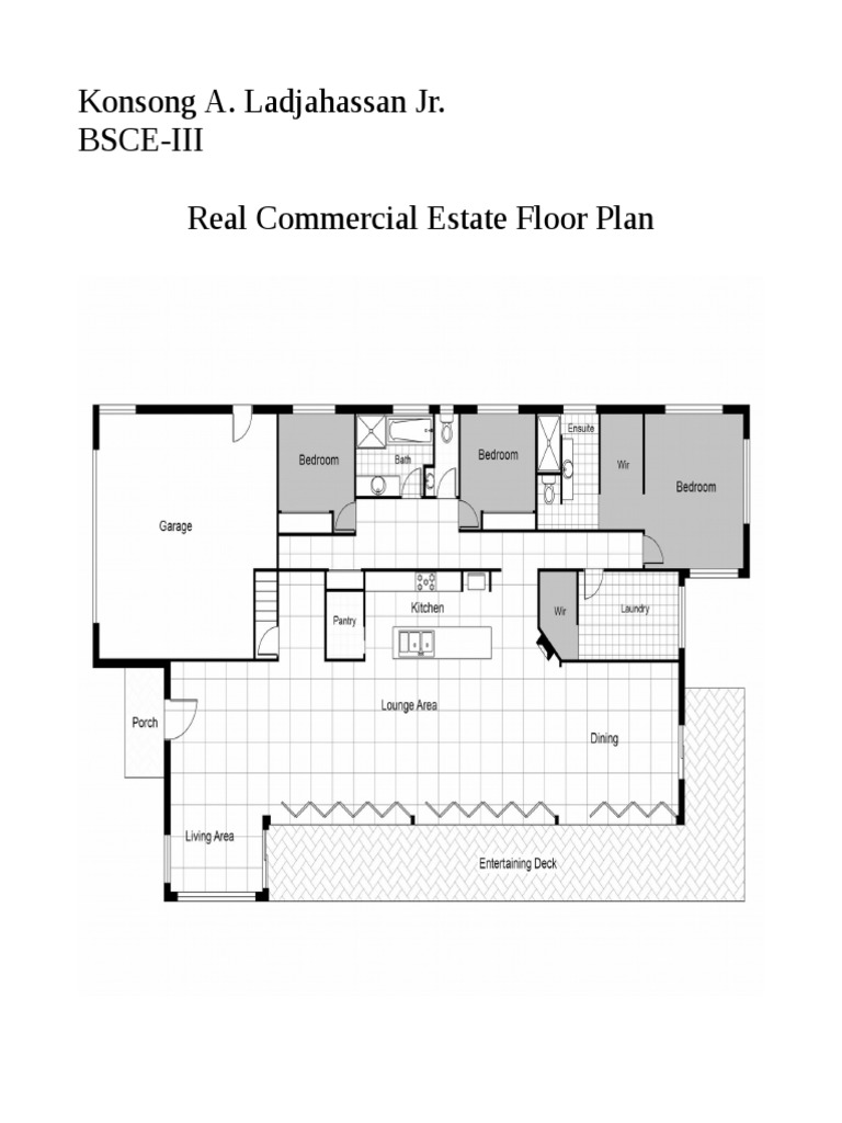 Real Commercial Estate Floor Plan Guide | PDF