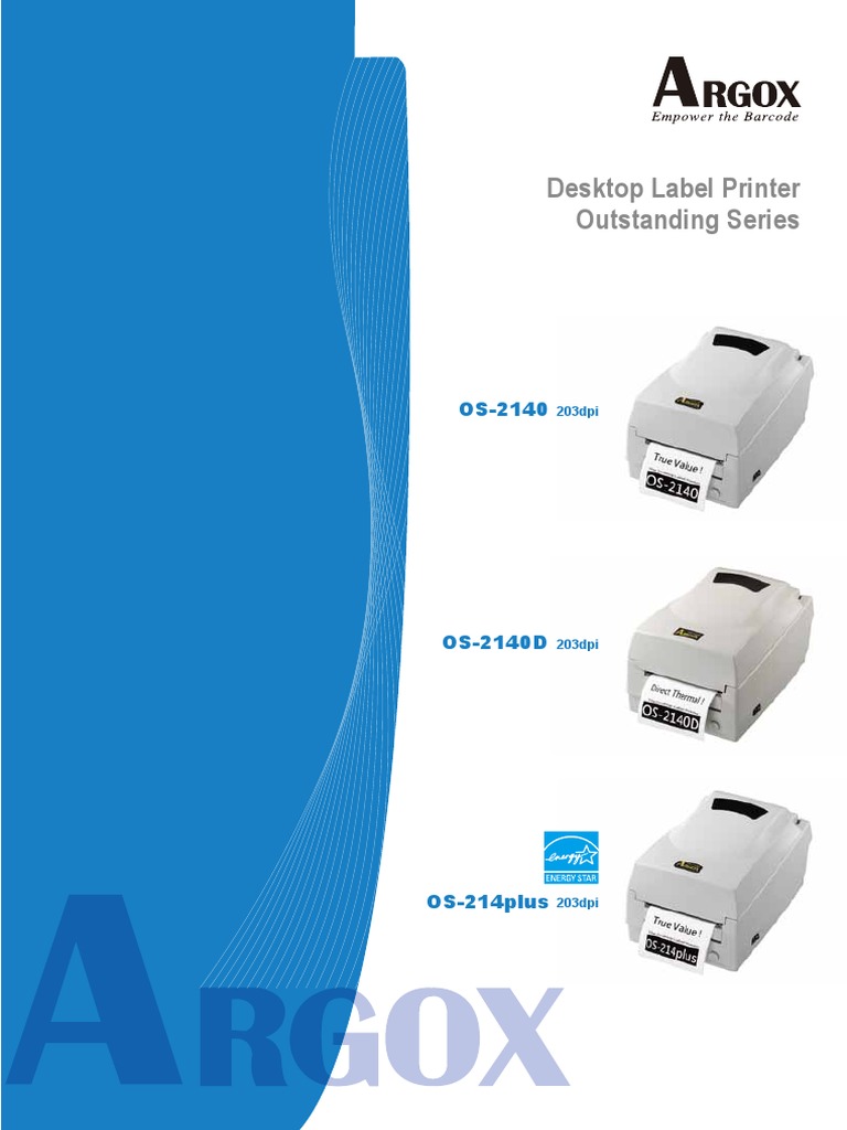 ARGOX Printer OS-214plus Series | PDF | Universal Product Code | Printer (Computing)