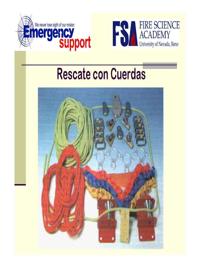Rescate Con Cuerdas | PDF | Cuerda | Naturaleza