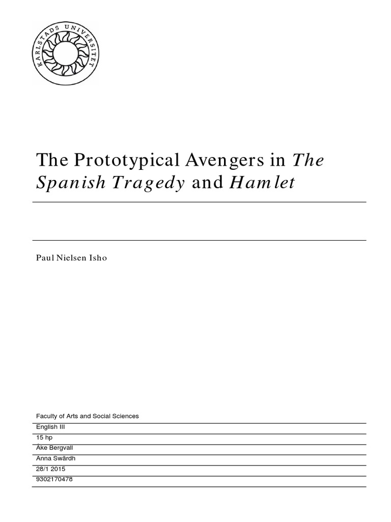 The Spanish Tragedy | PDF | Hamlet | Tragedy