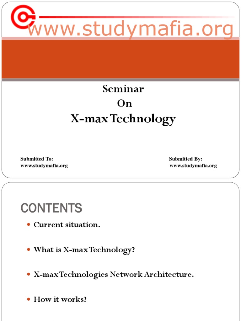 Xmax Technology | PDF | Cognitive Radio | Mimo